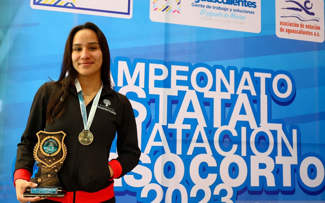 Conoce a Dahlia Jiménez, la nadadora campeona en CONADEIP 2023